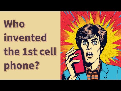 Who invented the 1st cell phone?