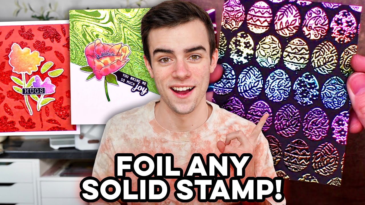 Foil ANY SOLID Stamp With THIS TRICK!