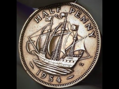 Half Penny 1954, very nice Coin