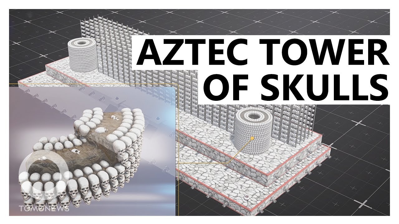 Aztec ‘Tower of Skulls’: Archaeologists Find New Section of the Huey Tzompantli