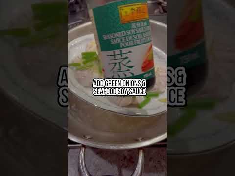Chinese Ginger scallion steamed fish recipe