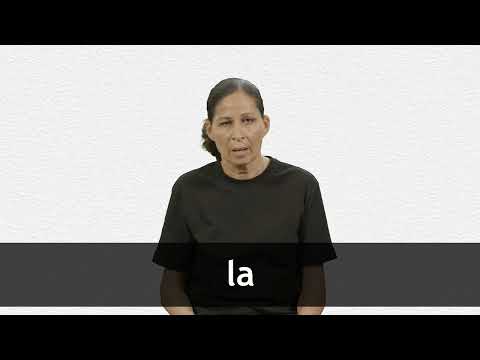 How to pronounce LA in French