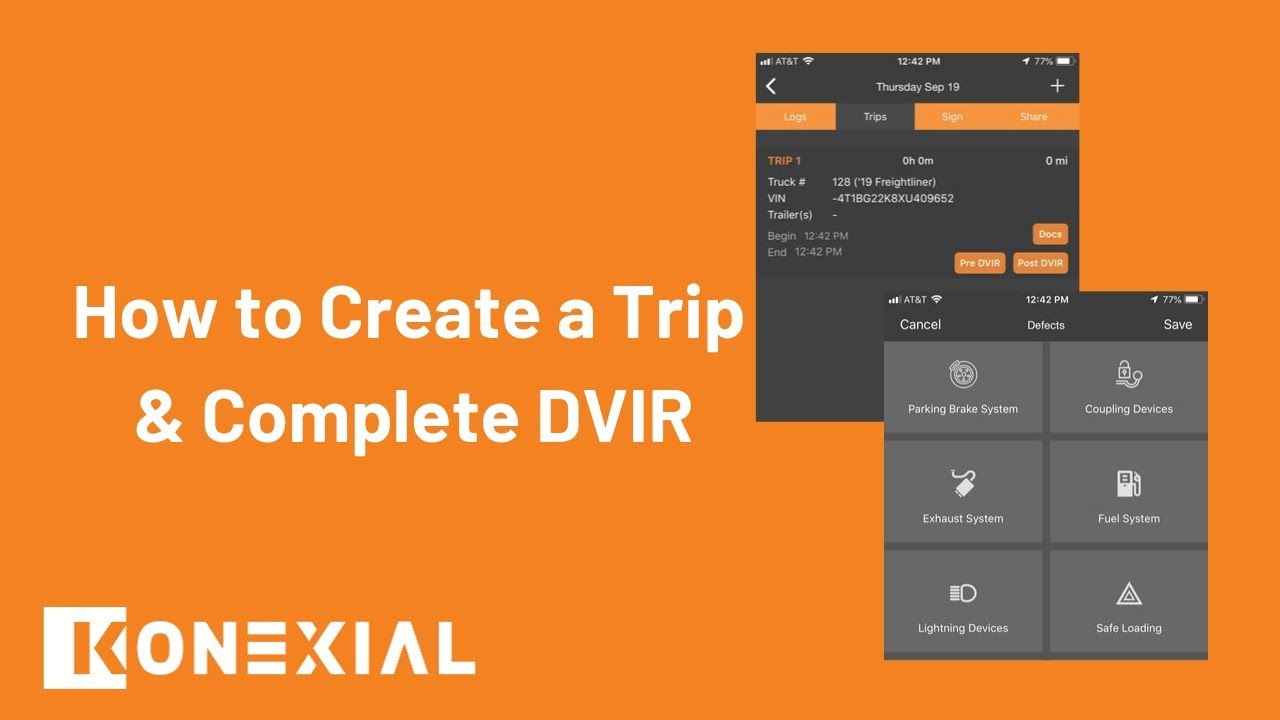 My20 ELD How to Create a Trip & DVIR Tutorial
