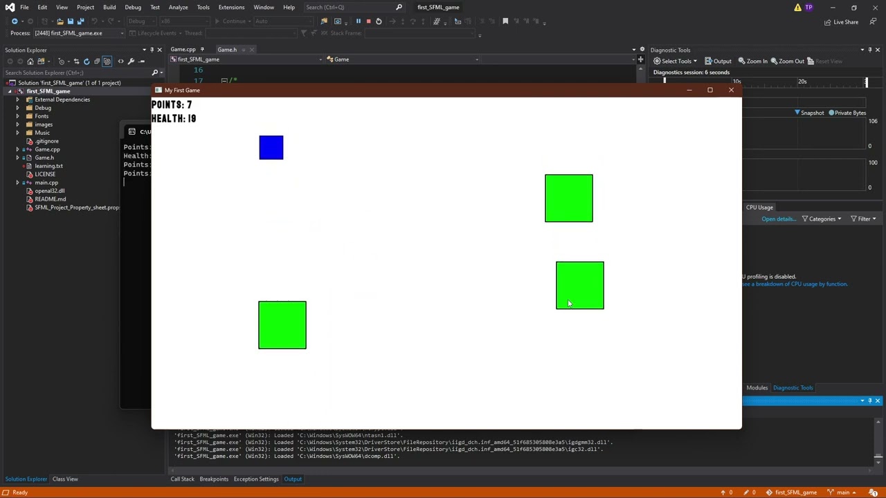C++/SFML: Falling Blocks Game Walkthrough