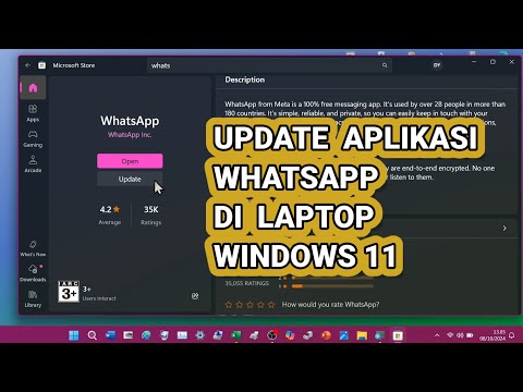 Cara Update Aplikasi WhatsApp Yang Ada di Laptop Windows 11