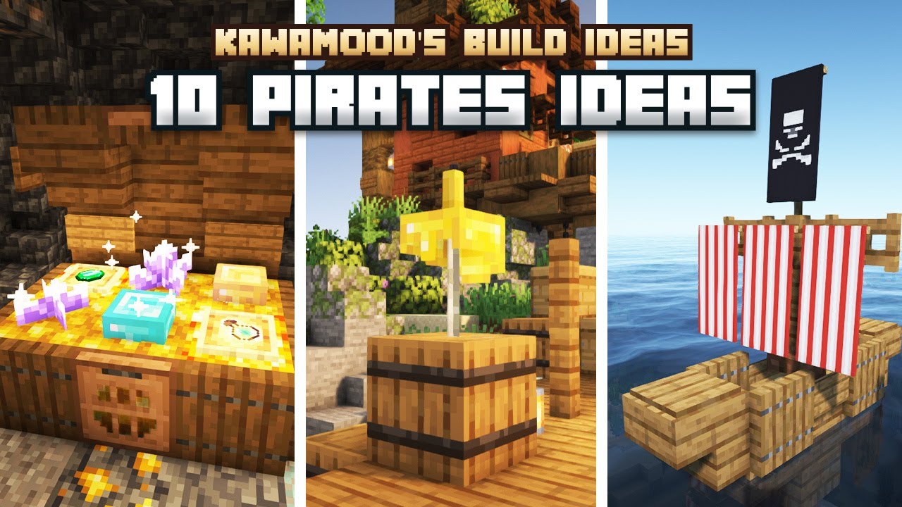 10+ Minecraft Pirates Build Ideas