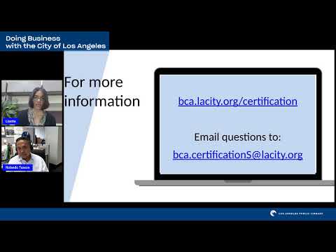 Certification and City Opportunities