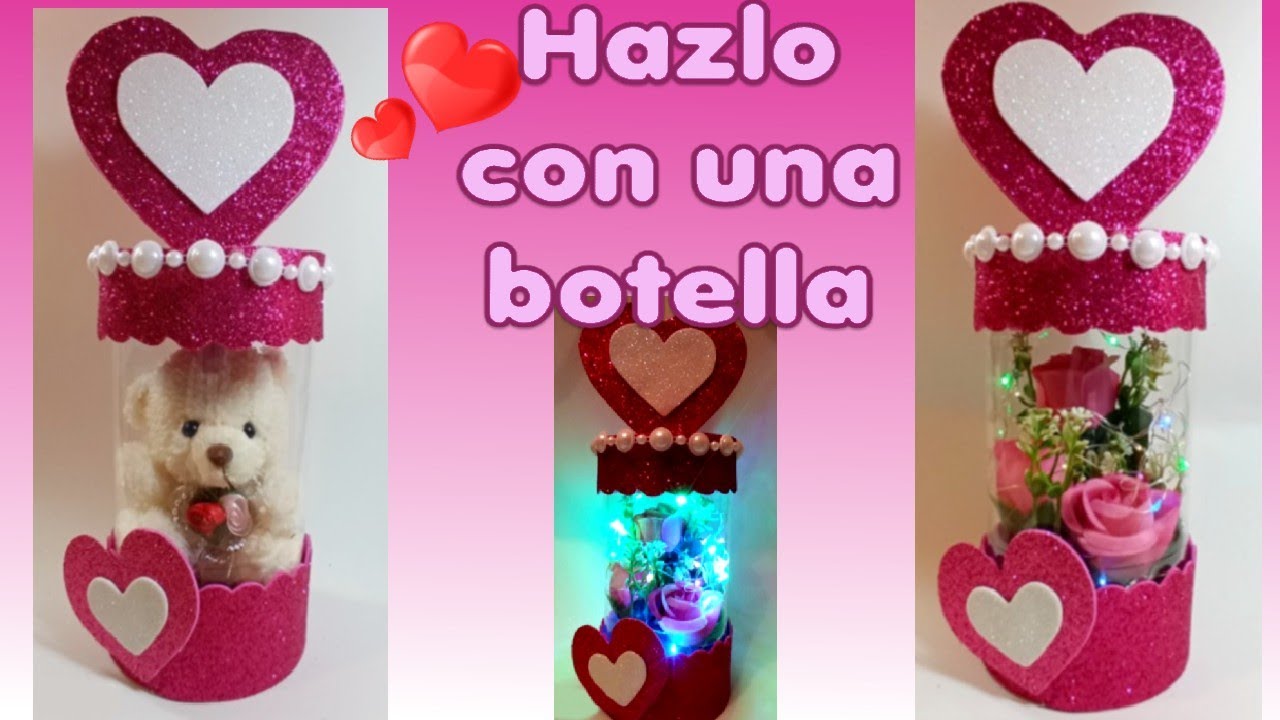 Easy crafts for Mother's Day ♥️ plastic bottles, gifts for mom, love, boyfriend