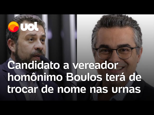 Boulos não chega a acordo com Boulos e é obrigado a mudar nome na urna