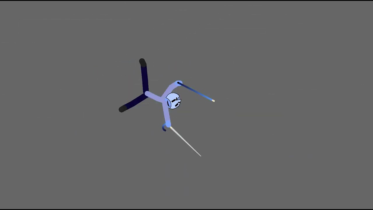 3 Sectioned Tonfas Vs Cane Sword
