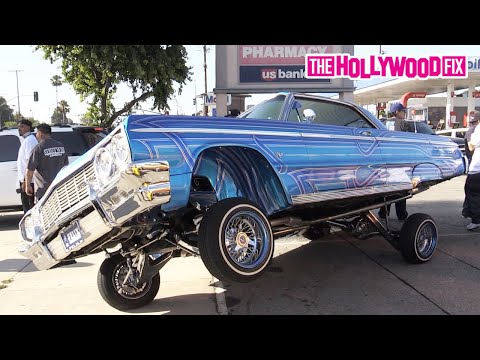 Lowriders From Streetwise Car Club Cruise Van Nuys Blvd. To Celebrate Memorial Day In The Valley
