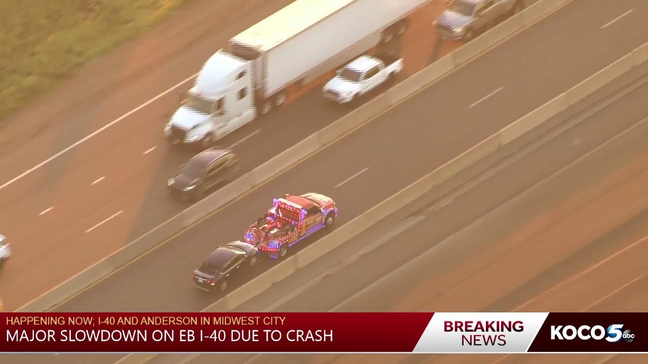 TRAFFIC ALERT: Crash shuts down eastbound I-40 in Midwest City