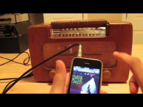 Vintage Radio Mp3 Speaker Demo