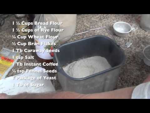 Making Black Russian Bread