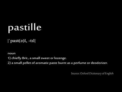 How to pronounce - pastille