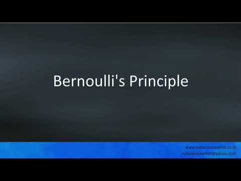 Pronunciation of the word(s) "Bernoulli's Principle".