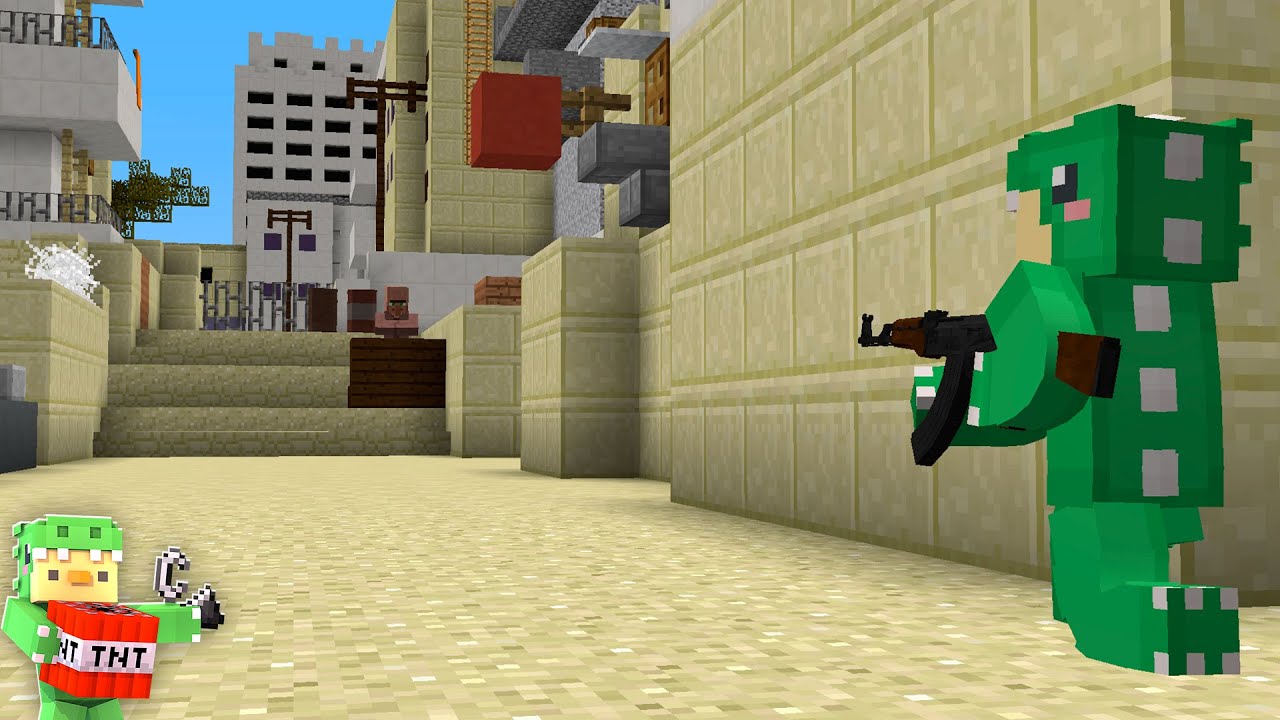 Counter Strike De_dust2 in MINECRAFT