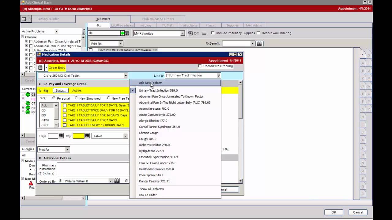 Allscripts Training - Rx Through Note