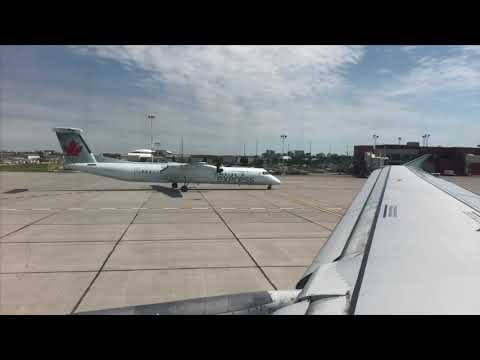 Air Canada Airbus A319 Startup, and Takeoff from Regina