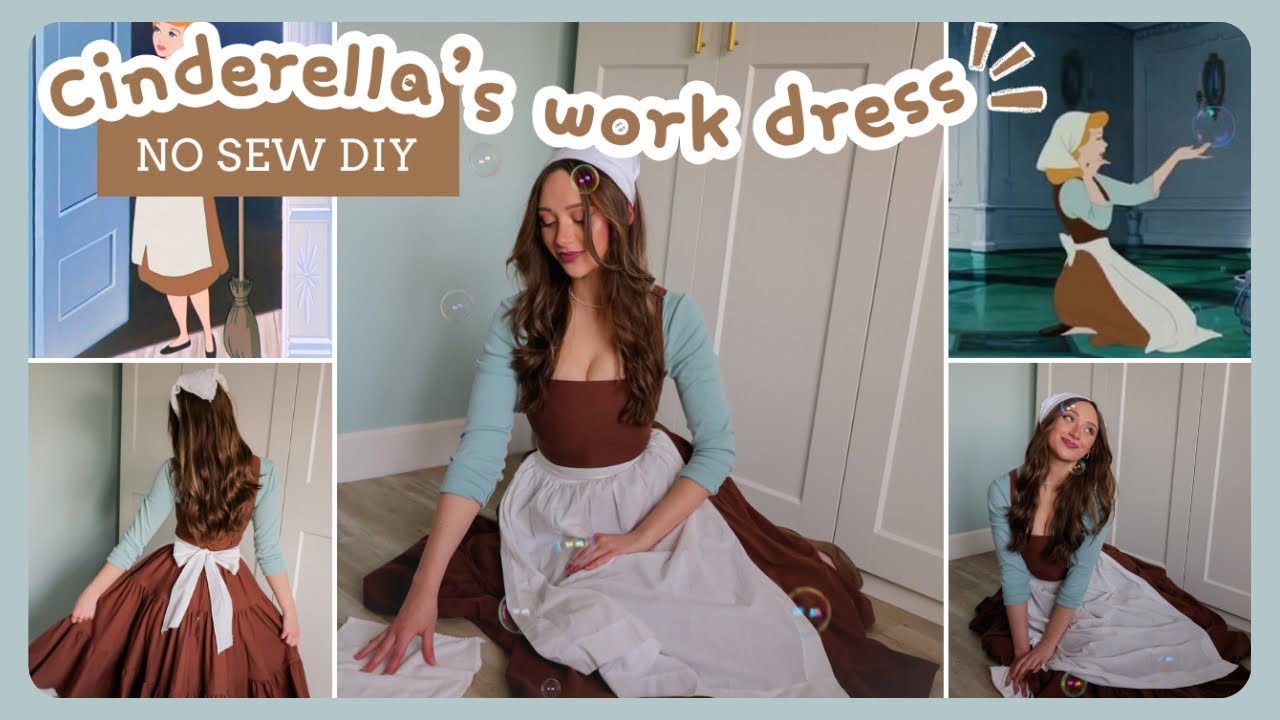 Cinderella work dress DIY | Disney Princess inspired outfit / Disney Bound ✨