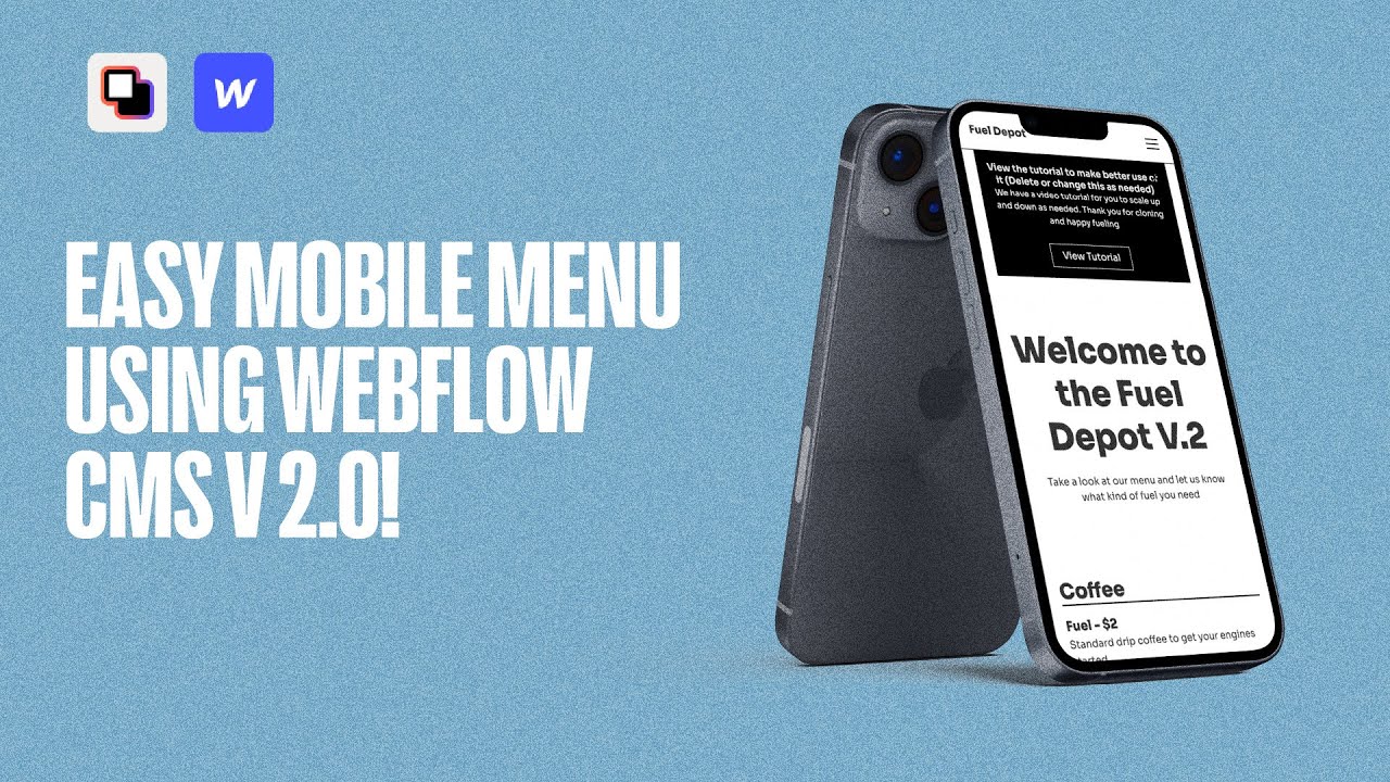 Simple Webflow Restaurant Menu Walkthrough