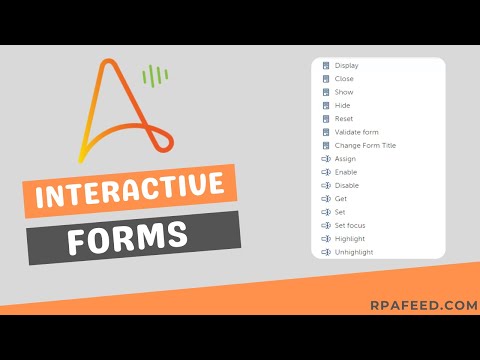 Interactive Forms in A360 | AARI for Desktop