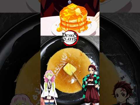Mitsuri Pancakes π₯ from Demon Slayer #animefood #tanjiro #mitsuri #demonslayer
