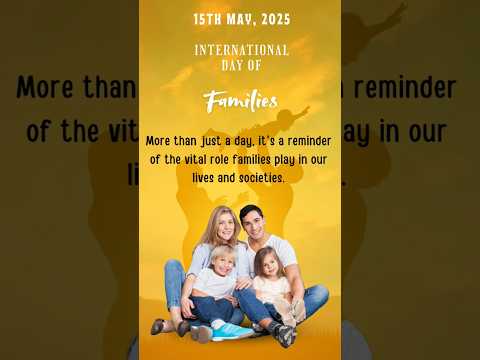 International Day of Families 2025 status| Happy Family Day Wishes| Happy Family Day Status 2025