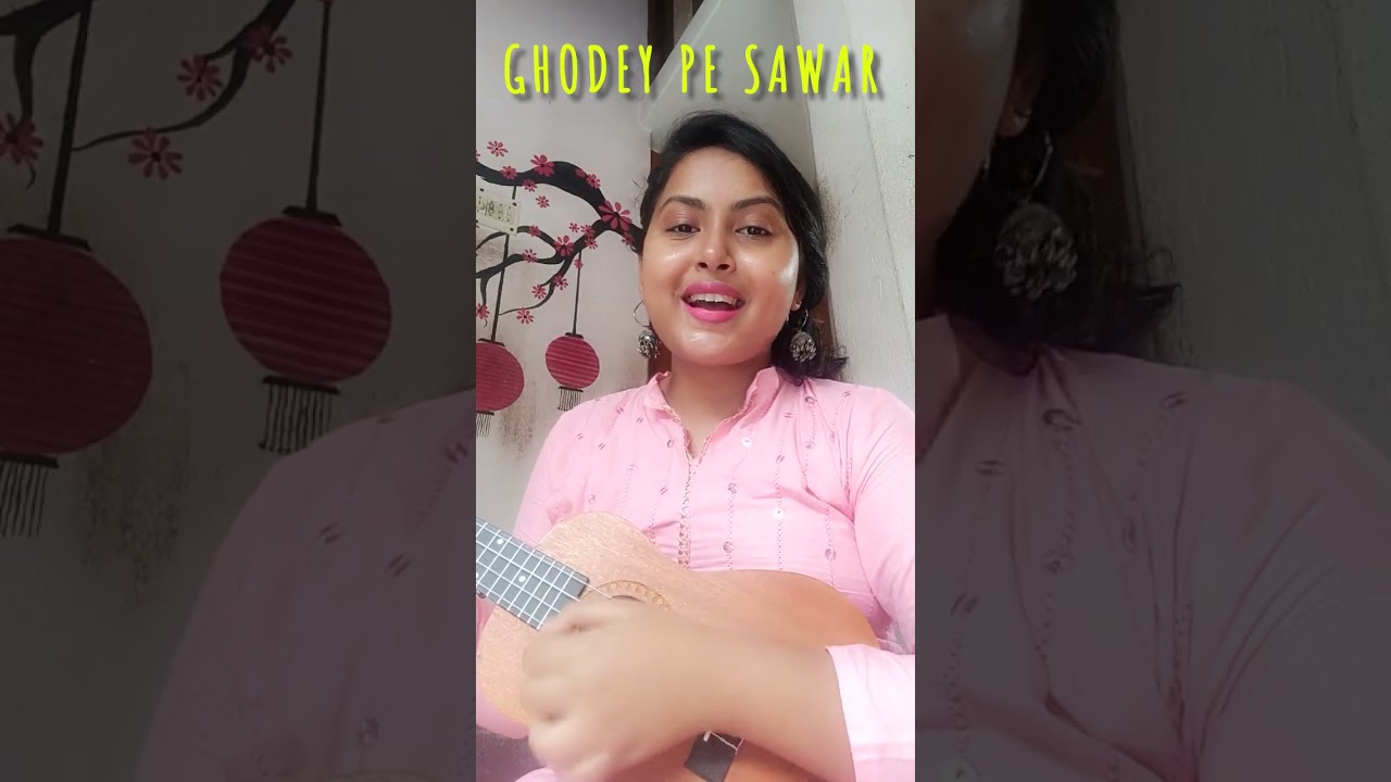 GHODEY PE SAWAR | Cover by Disha |  #shorts #youtubeshorts #arijitsingh #trending#shortvideo#ukulele