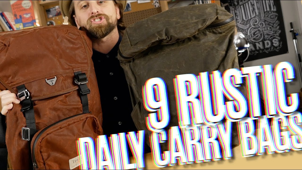 9 Daily Carry Backpacks (Waxed Canvas!)