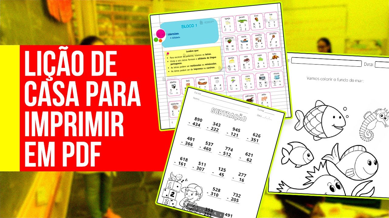 Lição de casa para imprimir em PDF grátis - Gráfica Rápida
