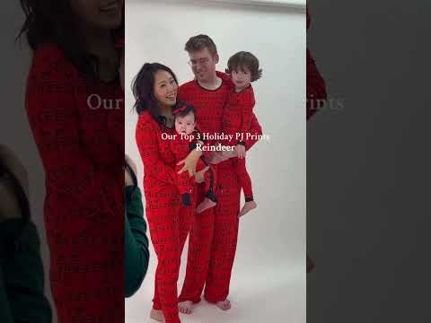 Matching Bamboo Christmas Pajamas for the Whole Family!