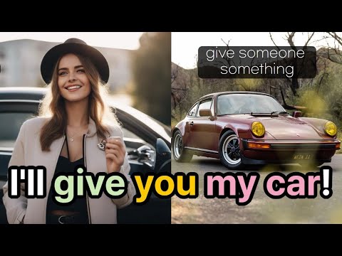 [Ditransitive Verbs Grammar] Conversation English Listening & Speaking Practice A2 Level