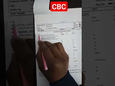 #cbc cbc report ghar baithe dekhe || complete blood count // cbc / #platelets #youtubeshorts
