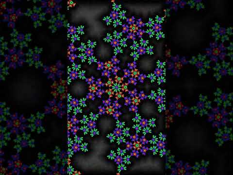 RGB Pentaflake (1) Infinite Zoom #fractal