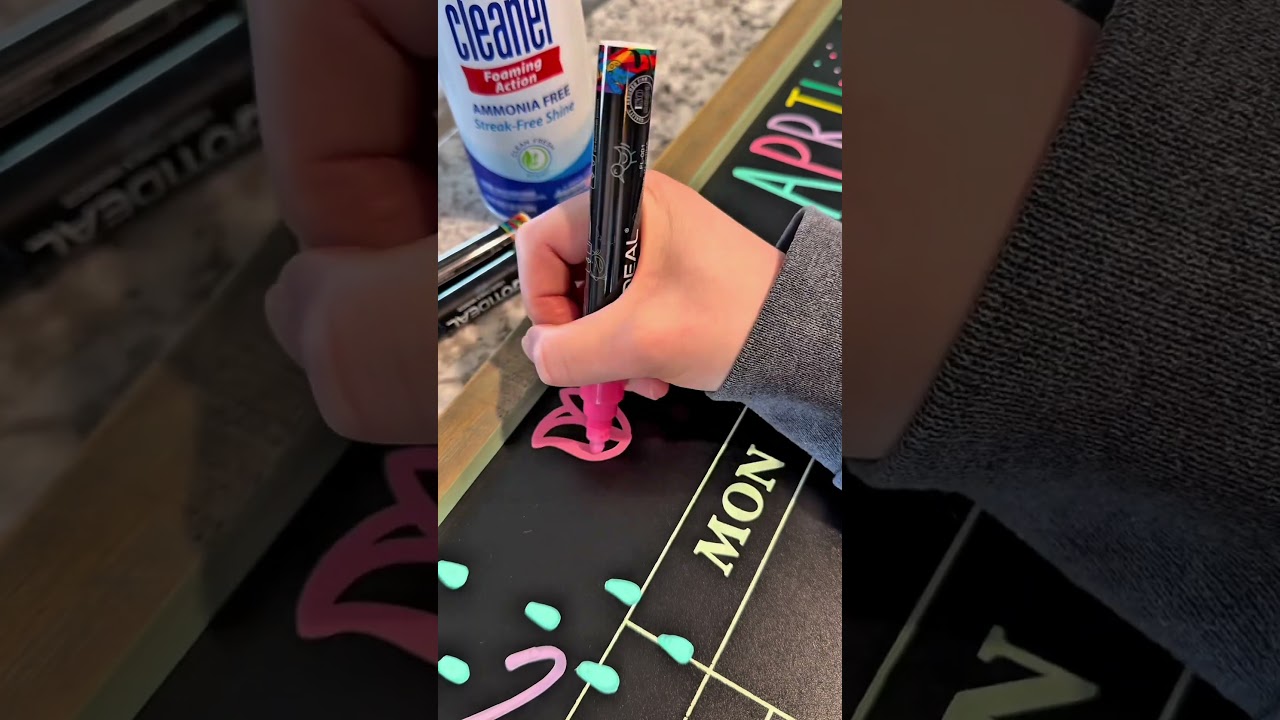 April Chalkboard Calendar