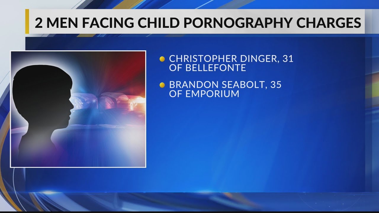 Two charged after child porn found through social media