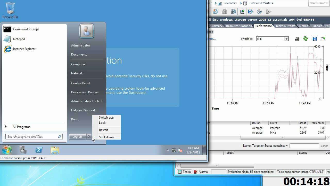Install Windows Storage Server 2008 R2 Essentials, create template, deploy from template