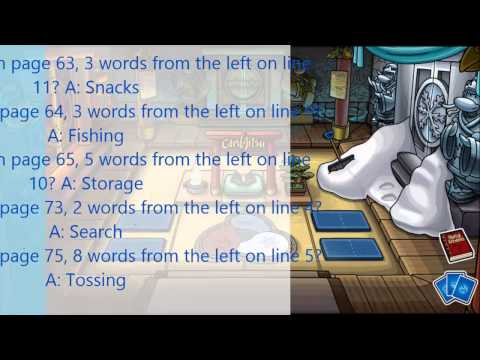 Club Penguin Book Codes The Ultimate Official Guide Answers