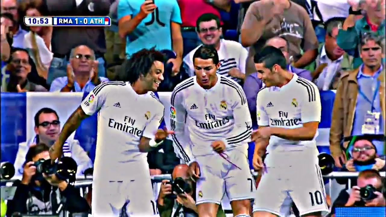 Ronaldo, Marcelo & James Dance Celebration 4K Free Clip | Clip For Edit