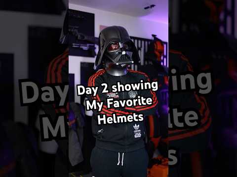 Day 2 showing my FAVORITE HELMET: The Black Series Darth Vader Helmet #starwars #darthvader #shorts