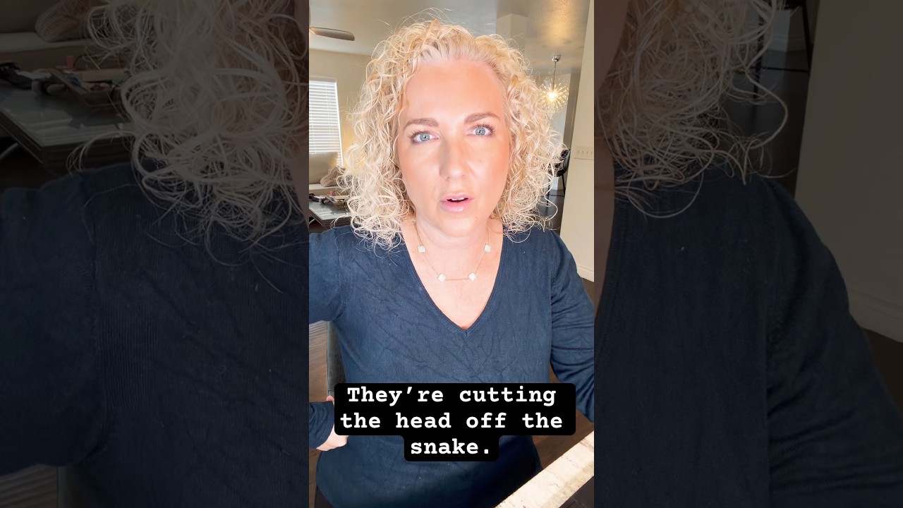 They’re cutting the head off the snake. #propheticword