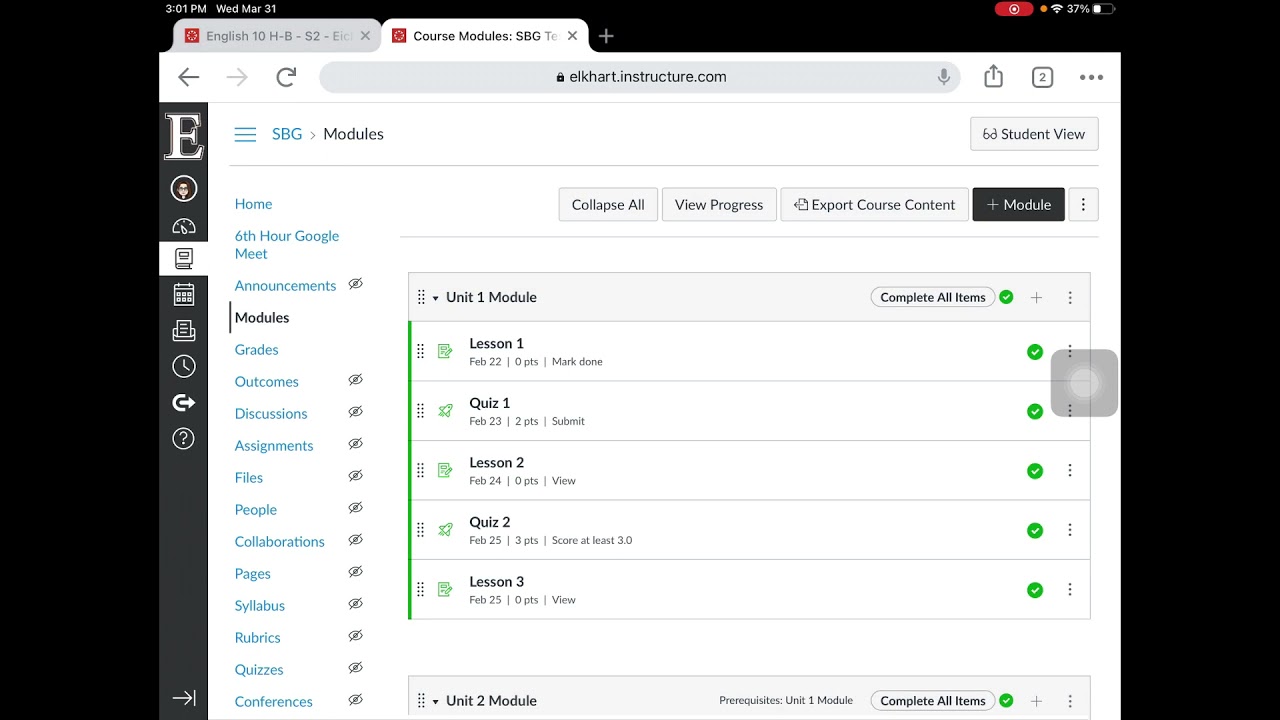 Adding Rubrics to Canvas Quizzes