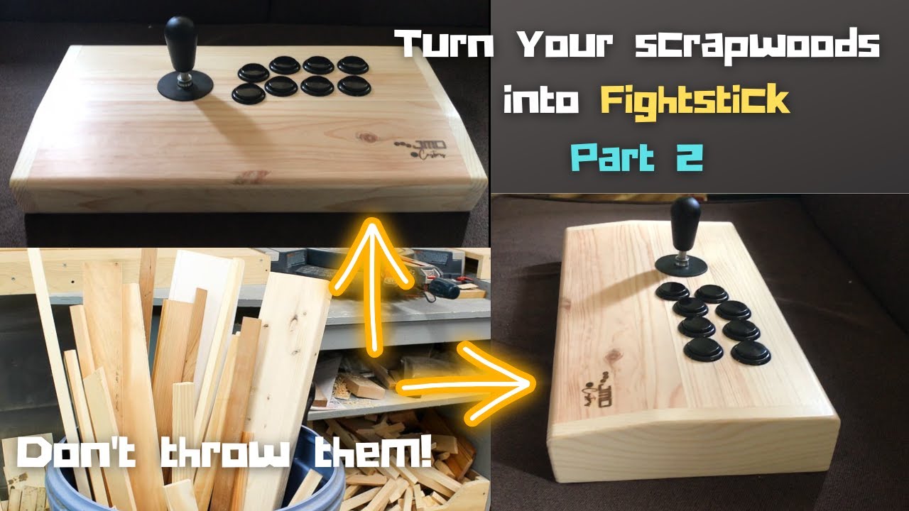Turning Scrap Woods into Fightstick | Part 2