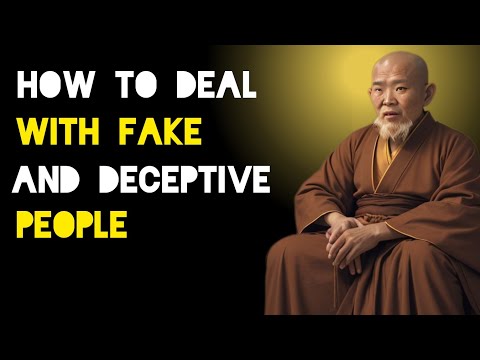 How To Deal With Fake And Deceptive People - Zen And Buddhist Teachings