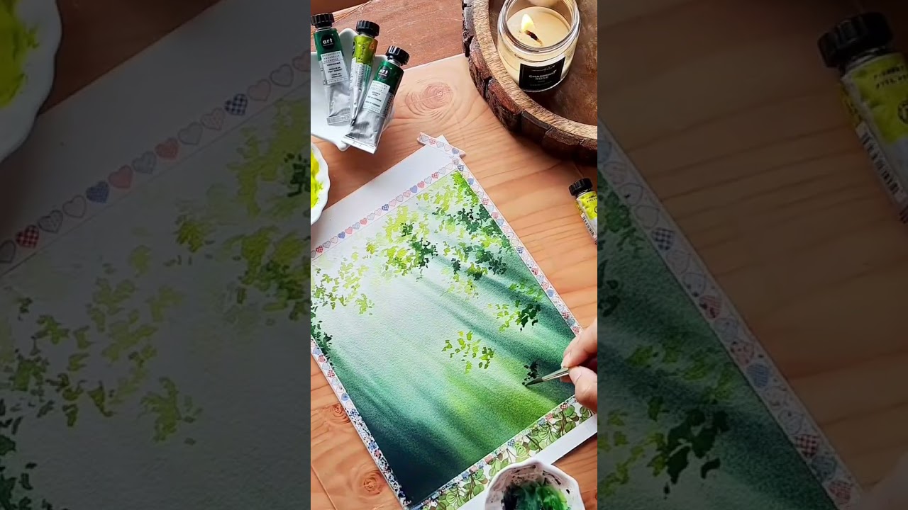 #Painting# Acrylic painting Nature Realistic Relief palette knife painting..._karena_art_...