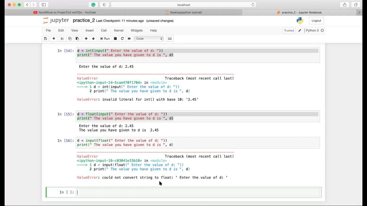 Calling INTEGER, FLOAT, COMPLEX and INPUT function in PyTHon!!