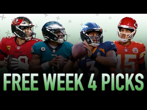 Free NFL Picks and Predictions (Week 4) | NFL Free Picks Today | THE LINES #228