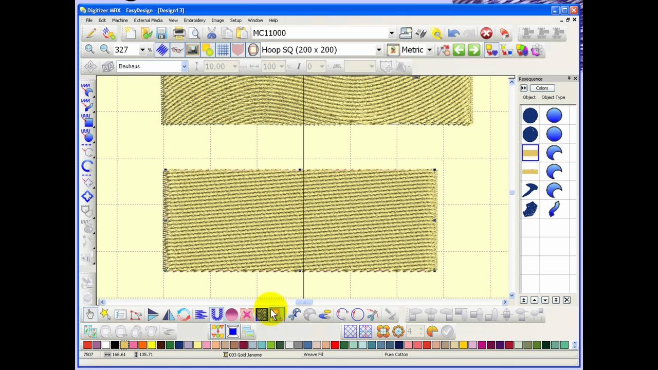 Digitizer MBX Tutorial - Florentine Fill Effect