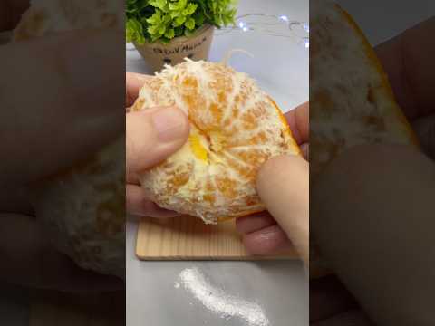 Satisfying Mandarin Orange Peeling ASMR